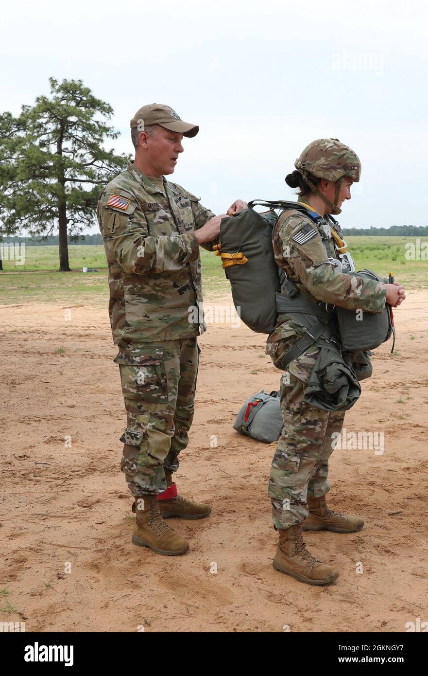 U.S. Army Reserve Col. Kevin M. Myers, G3 operations and jumpmaster for ...