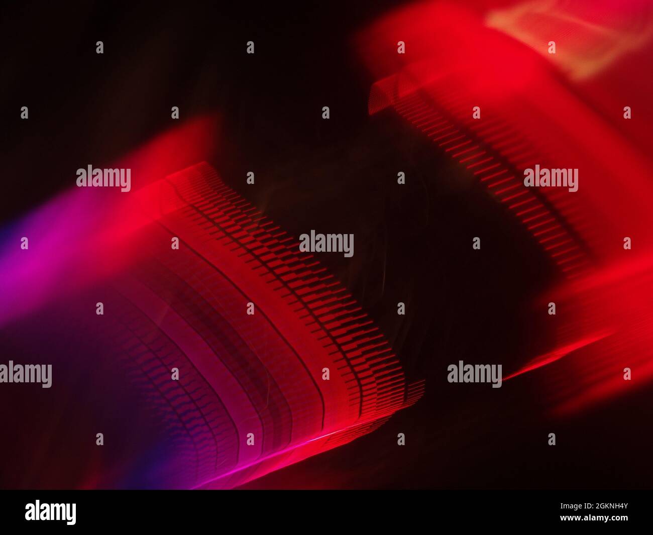 Illustration of gradual rhythmic light trails with incredible layers ...