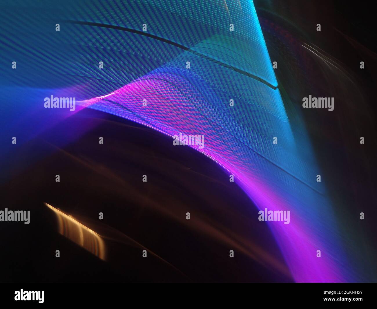 Illustration of gradual rhythmic light trails with incredible layers ...