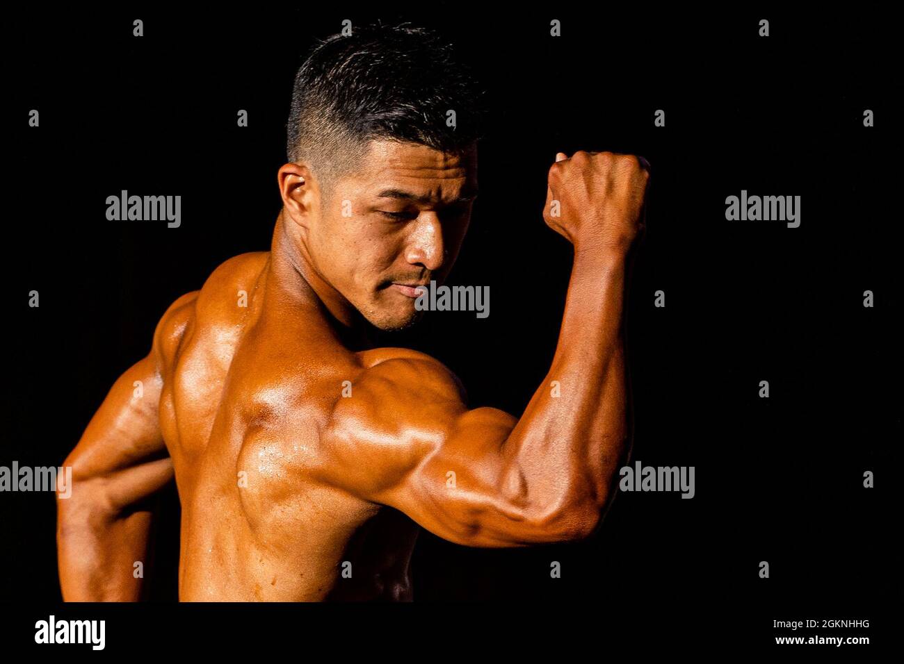 Men and women across Okinawa compete in the 2021 Far East Bodybuilding ...