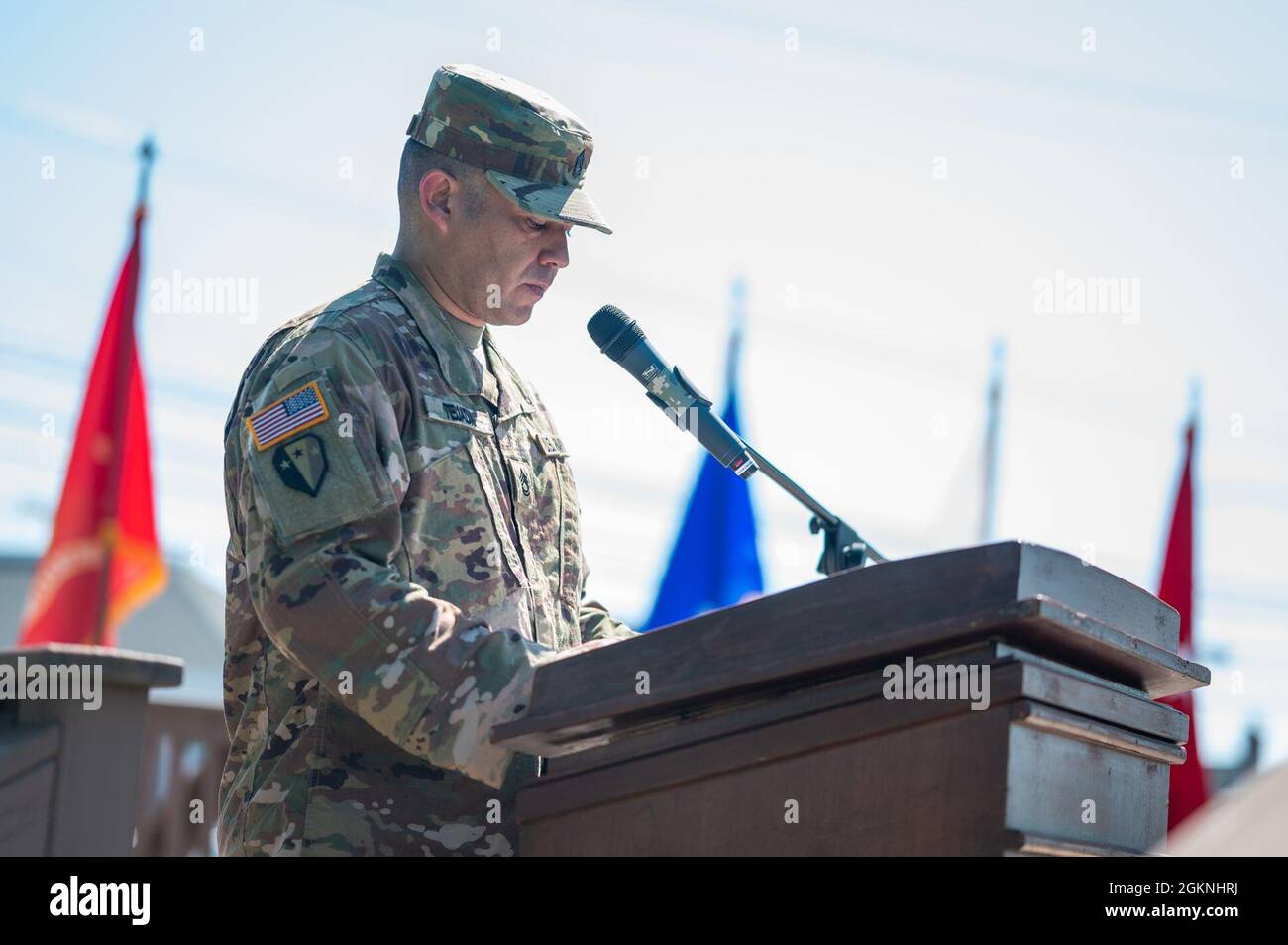 U.S. Army Sgt. 1st Class Edwin Tejada, with the 42nd Regional Support ...