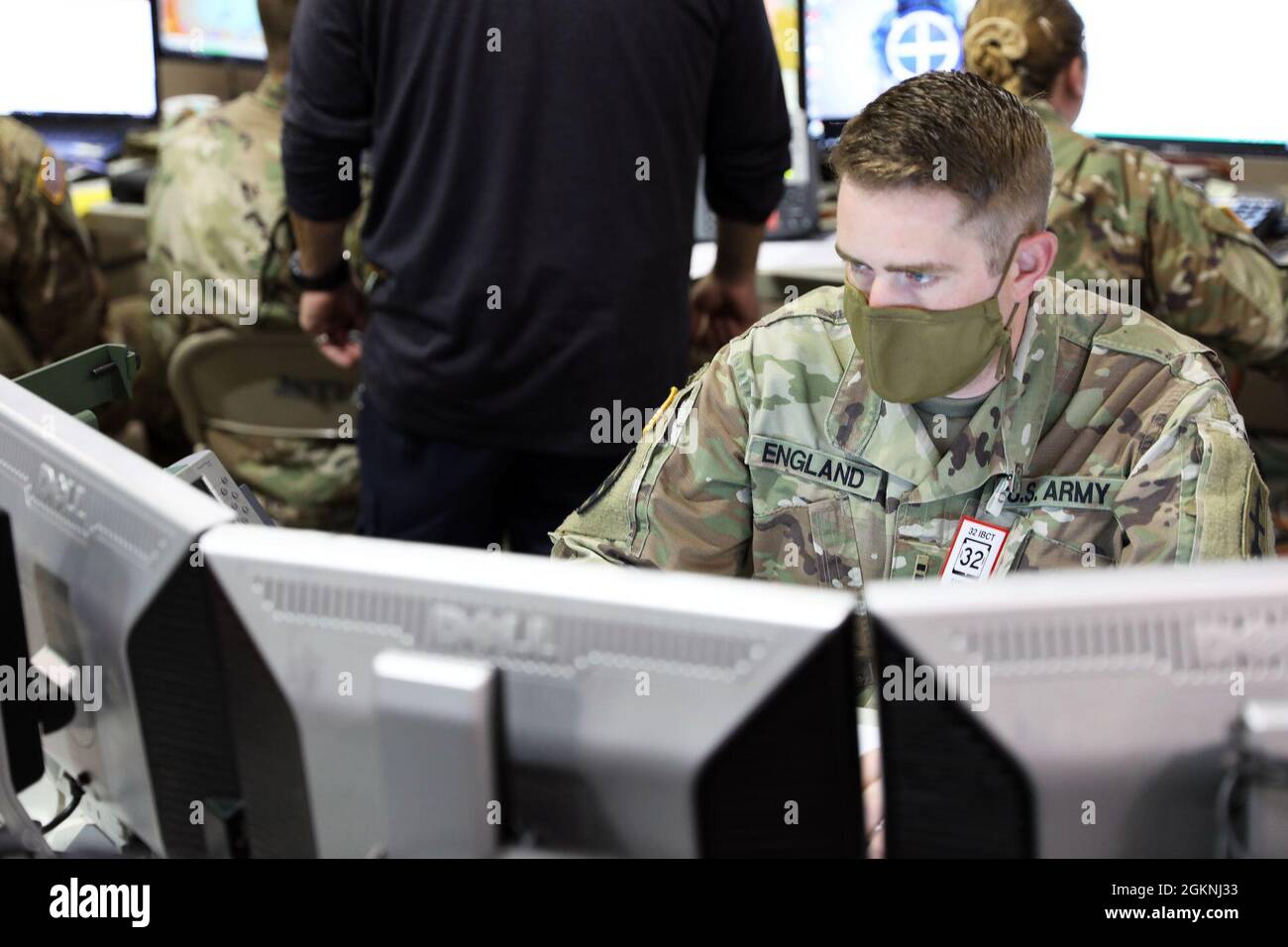 Chief Warrant Officer 2 England with the 32nd “Red Arrow” Infantry ...