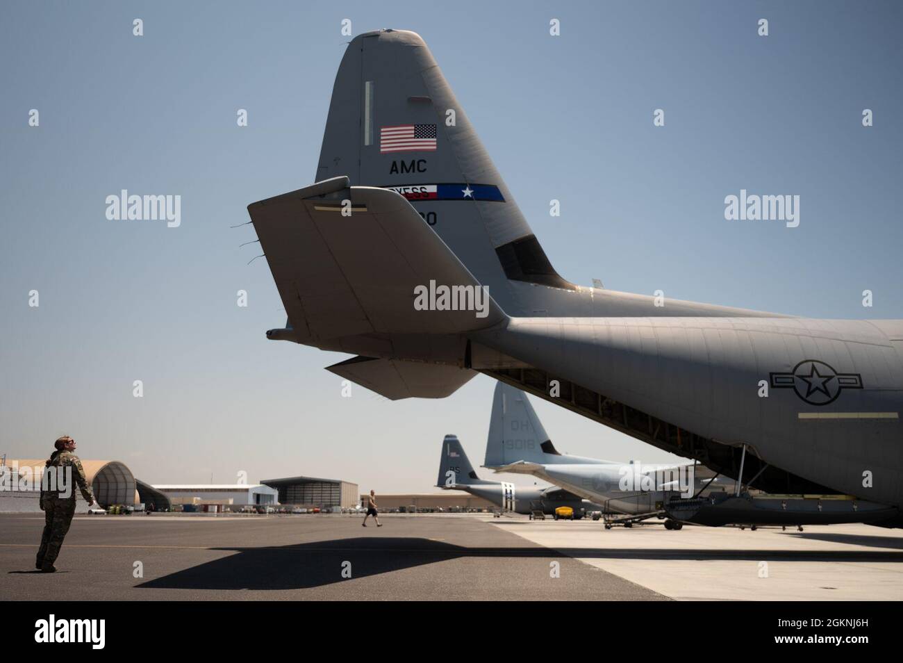 U.S. Air Force Capt. Caitlin Koonz, a C-130J Super Hercules pilot ...