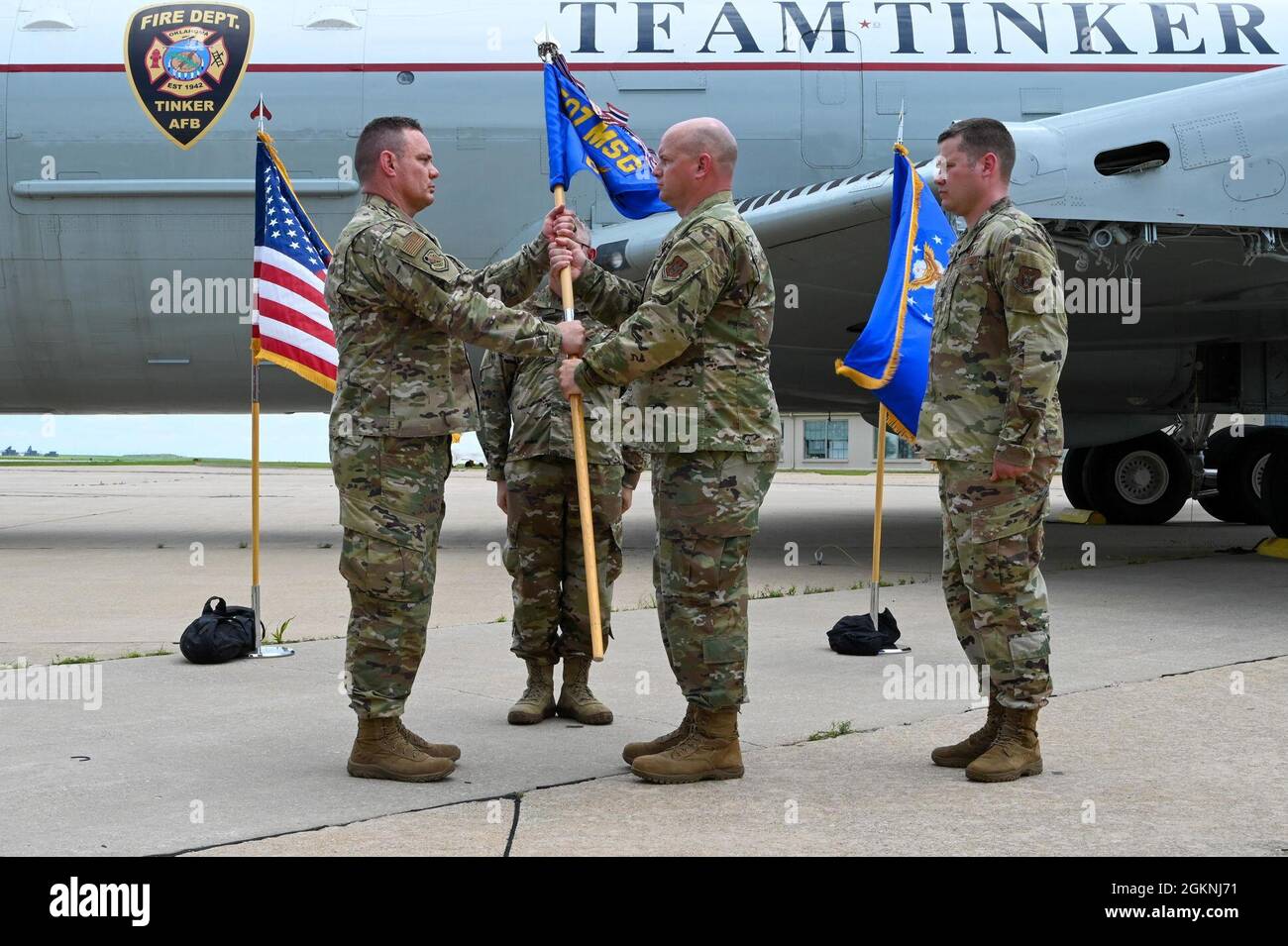 Lt. Col. Dustin Born, 507th Civil Engineer Squadron former commander ...