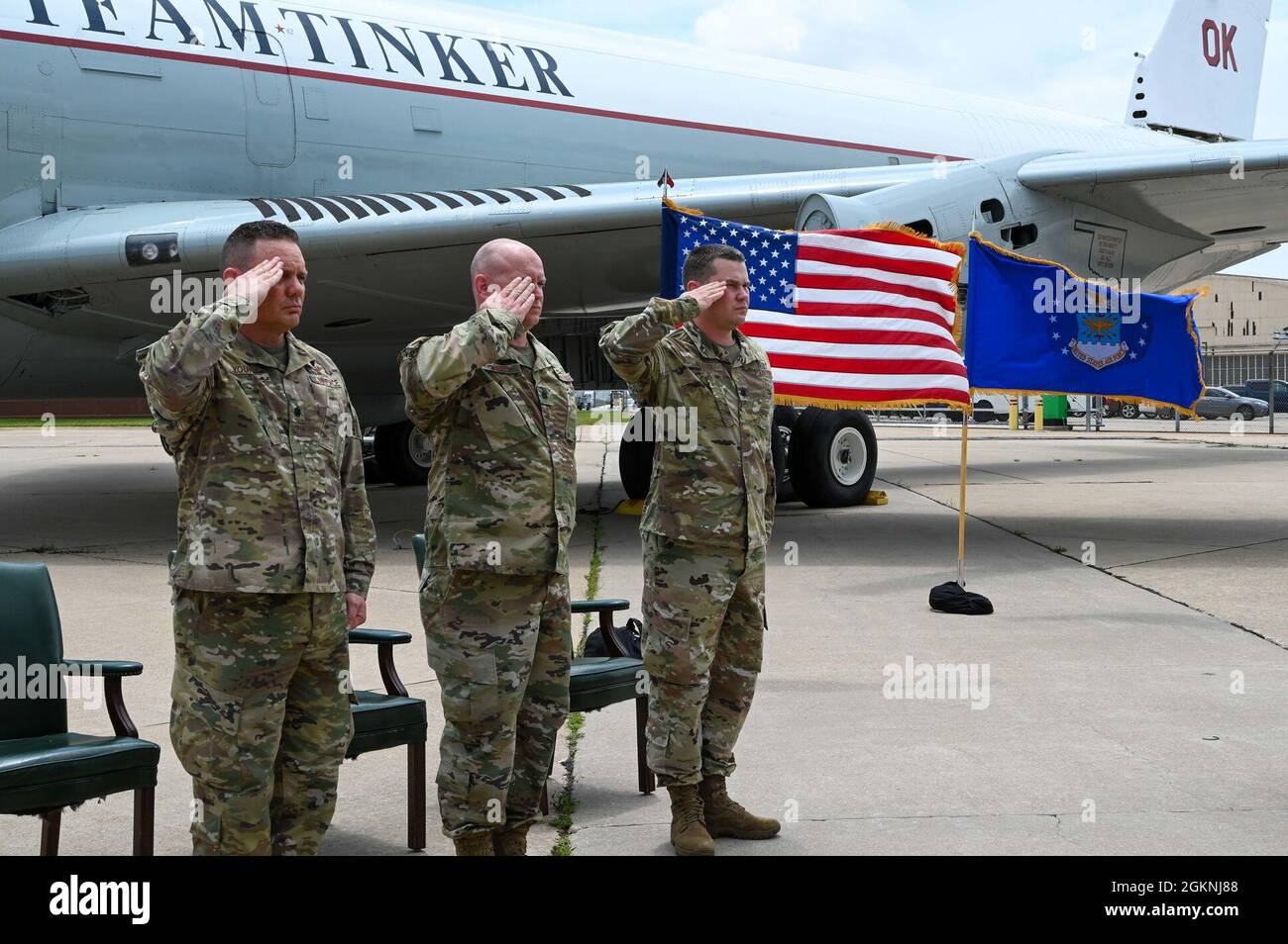 Lt. Col. Dustin Born, 507th Civil Engineer Squadron former commander ...