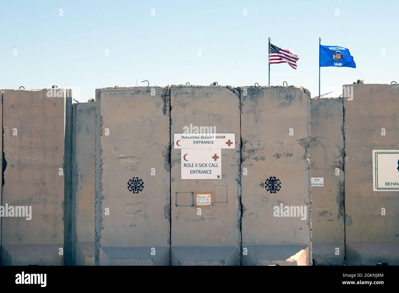 The Role 2 hospital at Al Asad Air Base in western Iraq where a walking ...