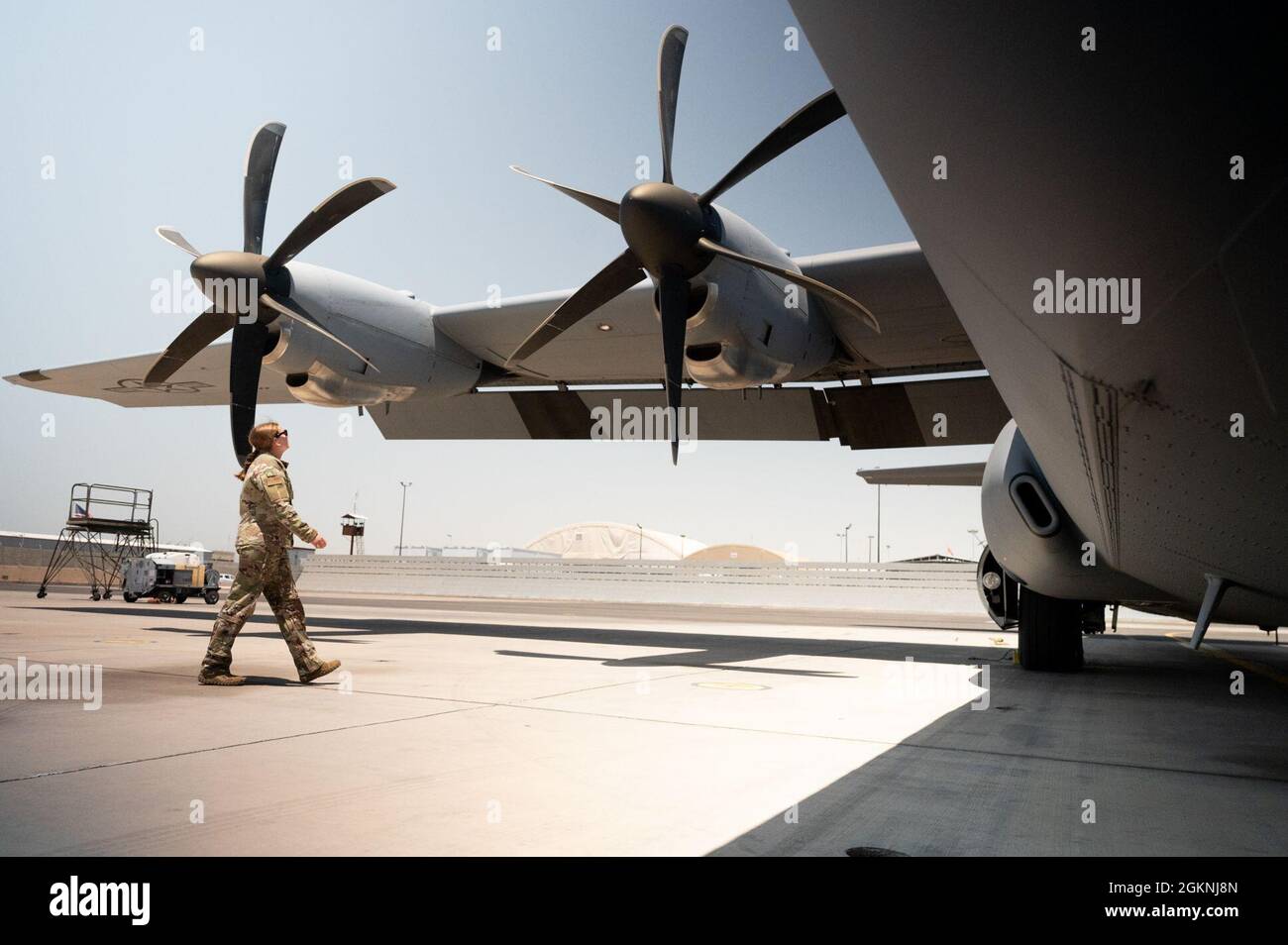 U.S. Air Force Capt. Caitlin Koonz, a C-130J Super Hercules pilot ...