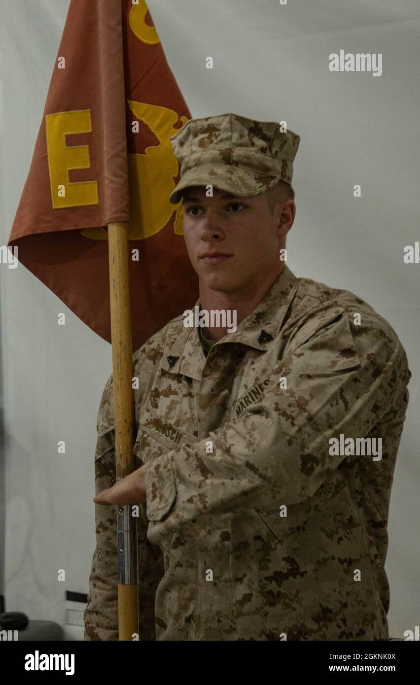 A U.S. Marine, assigned to Special Purpose Marine Air-Ground Task Force ...