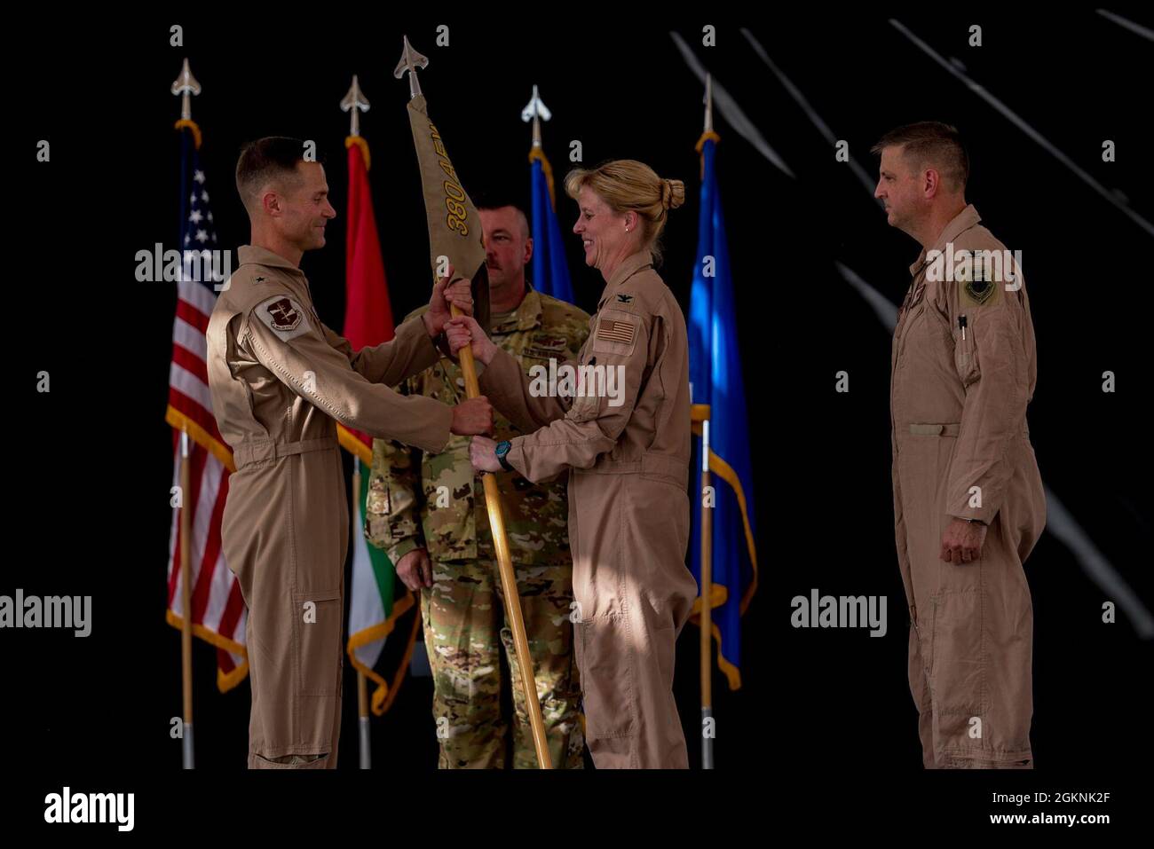 U.S. Air Force Brig. Gen. Larry Broadwell, Air expeditionary Wing ...