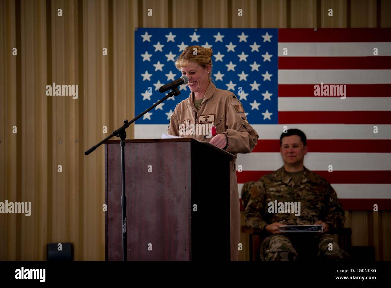 U.S. Air Force Col. Kristen Thompson, 380th Expeditionary Operations ...