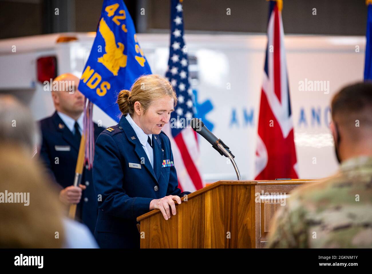 U.S. Air Force Captain Amy Bartee, 501st Combat Support Wing chaplain ...