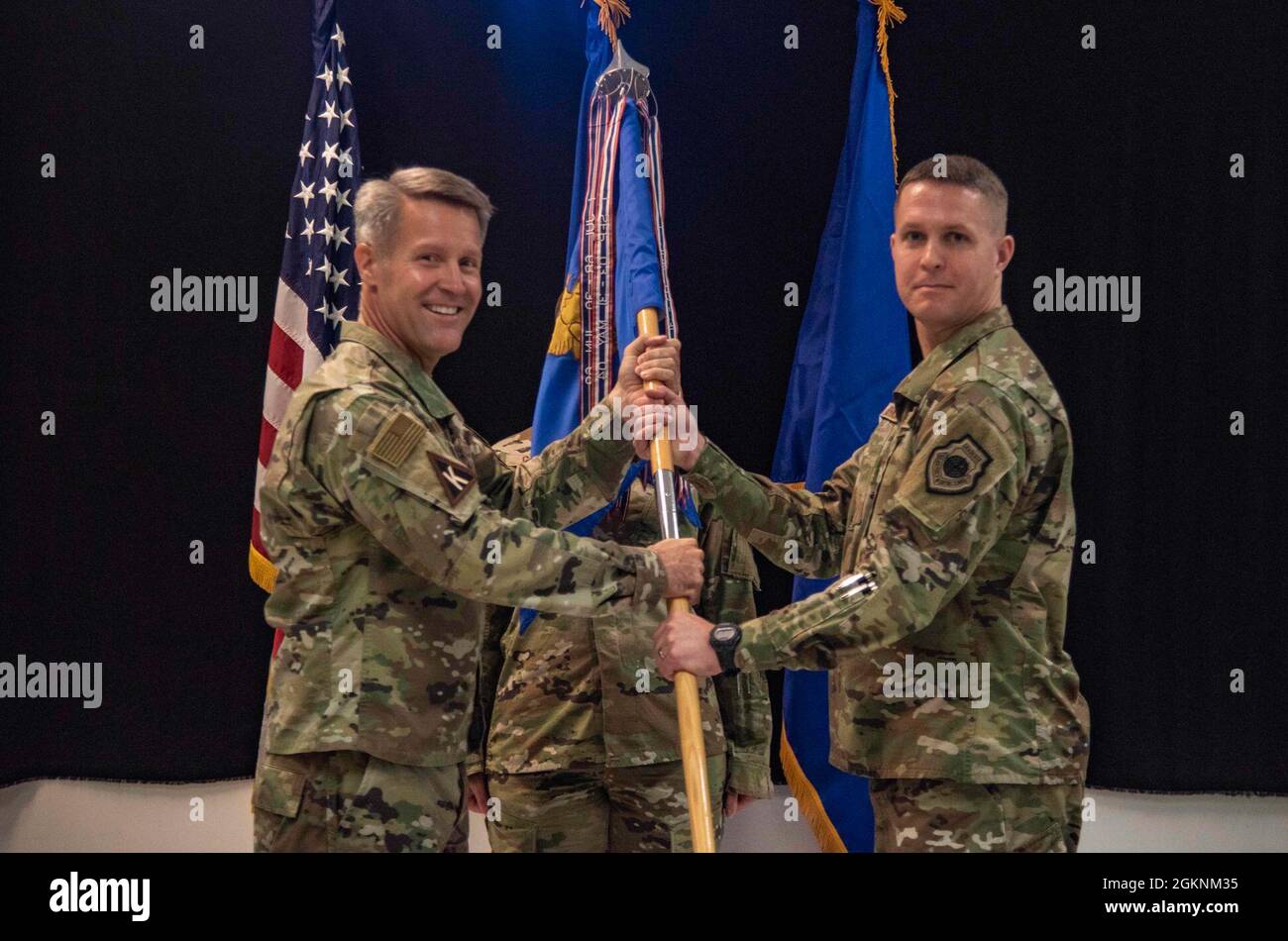 Col. Erik Johnson, incoming 379th Expeditionary Operations Group ...