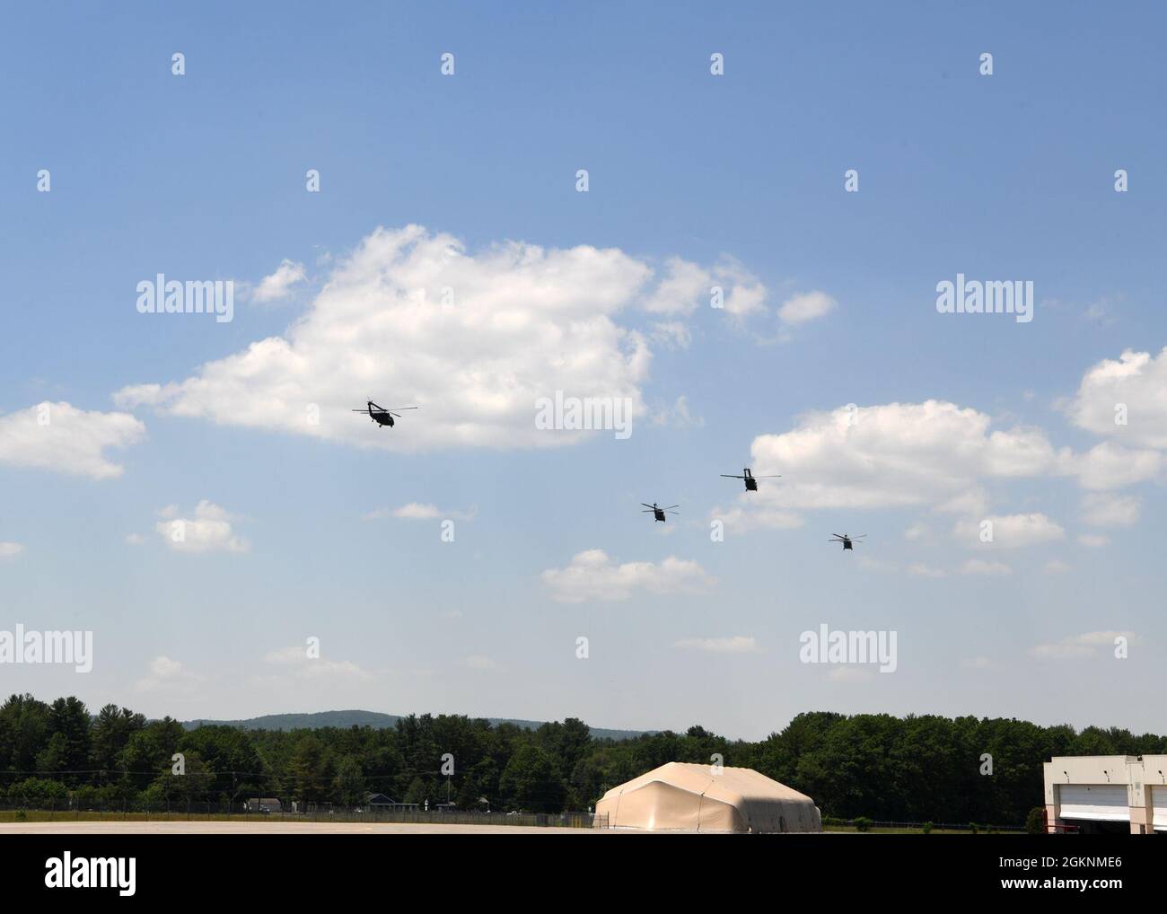Thirty 104th Security Forces Squadron Airmen flew out on blackhawks ...