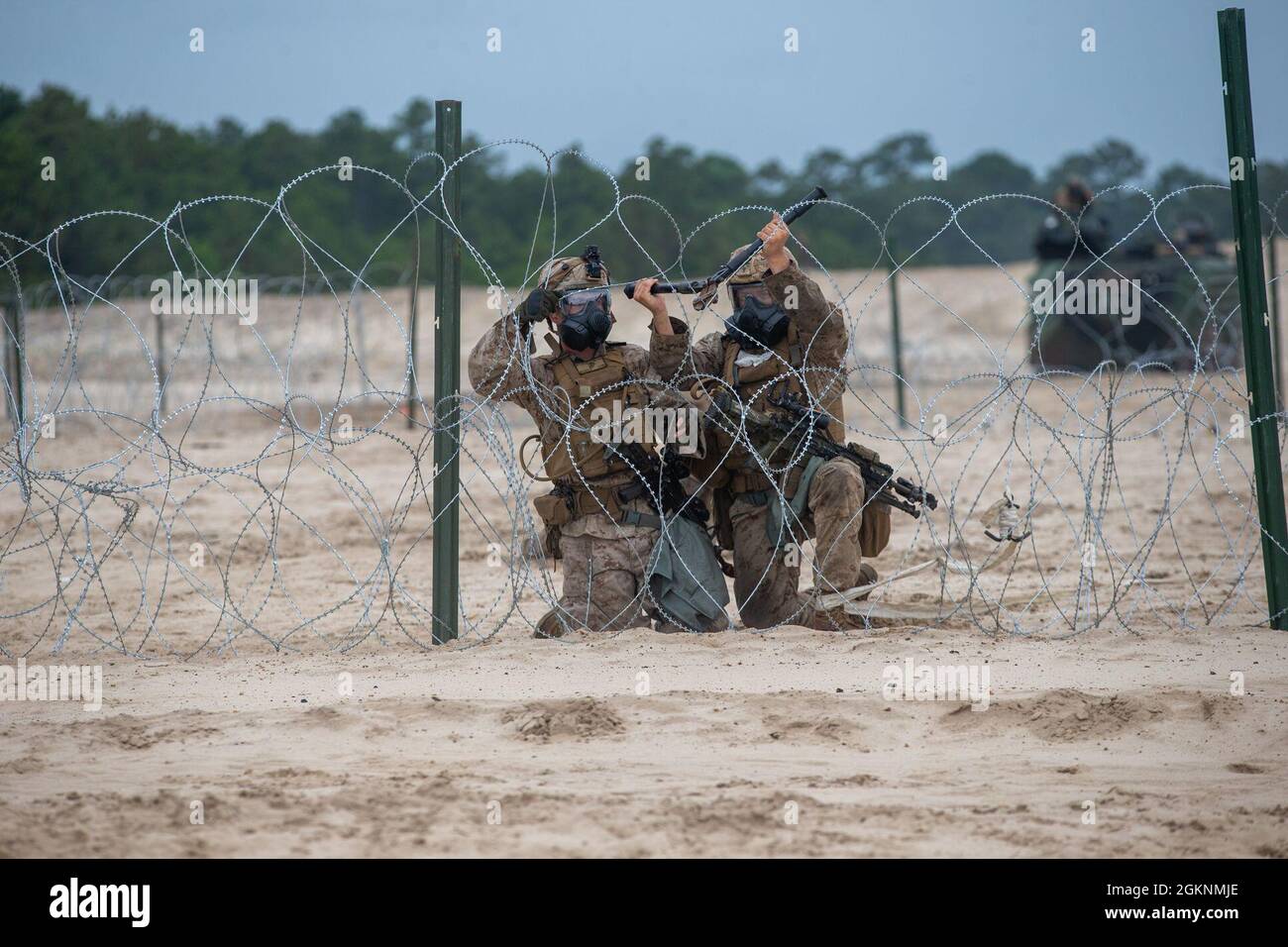 U.S. Marine Corps Cpl. Chantz Nittler, left, and Lance Cpl. David ...