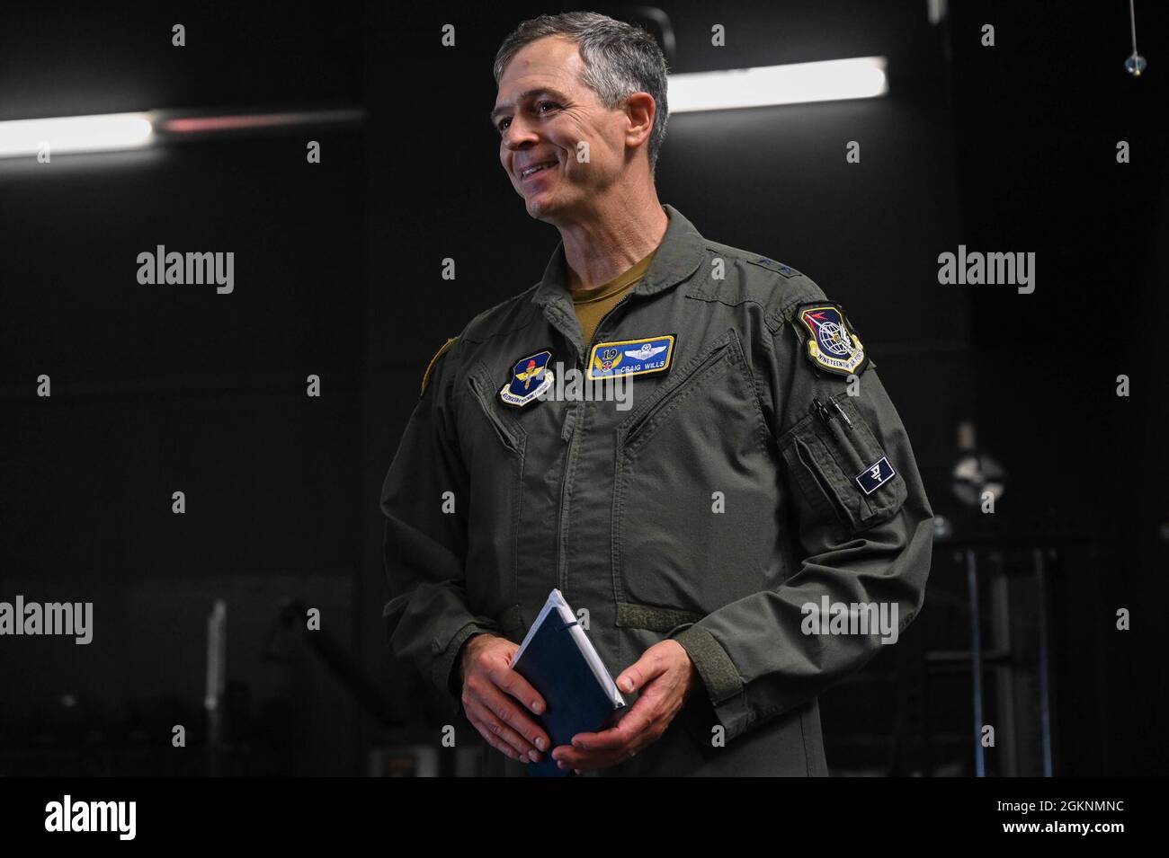 U.S. Air Force Maj. Gen. Craig Wills, 19th Air Force commander, tours ...