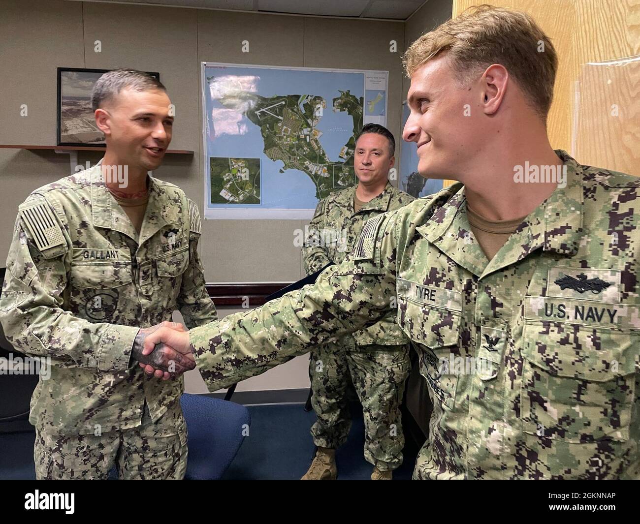 200607-N-SK929-1006 SANTA RITA, Guam (Jun. 7, 2021) A Seabee assigned ...