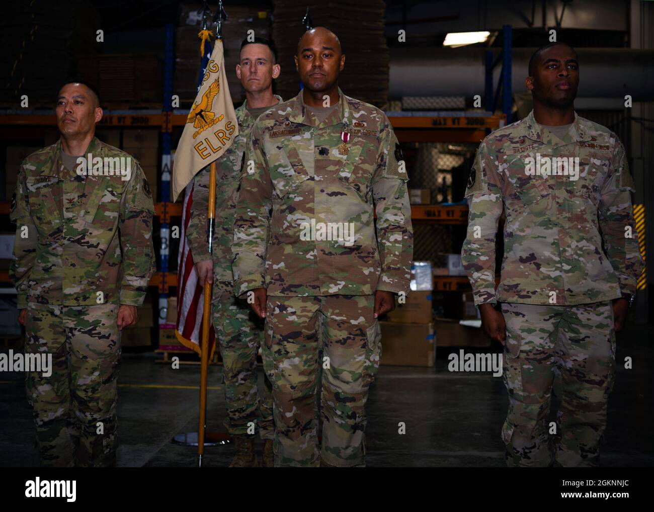 U.S. Air Force Col. Todd Inouye, left, 380th Expeditionary Mission ...