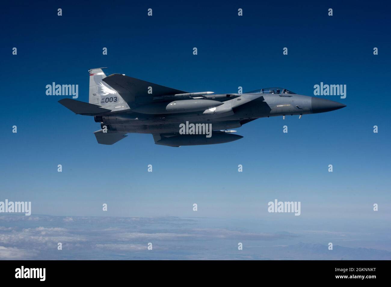 U.S. Air Force F-15C Eagle assigned to the 123rd Fighter Squadron ...