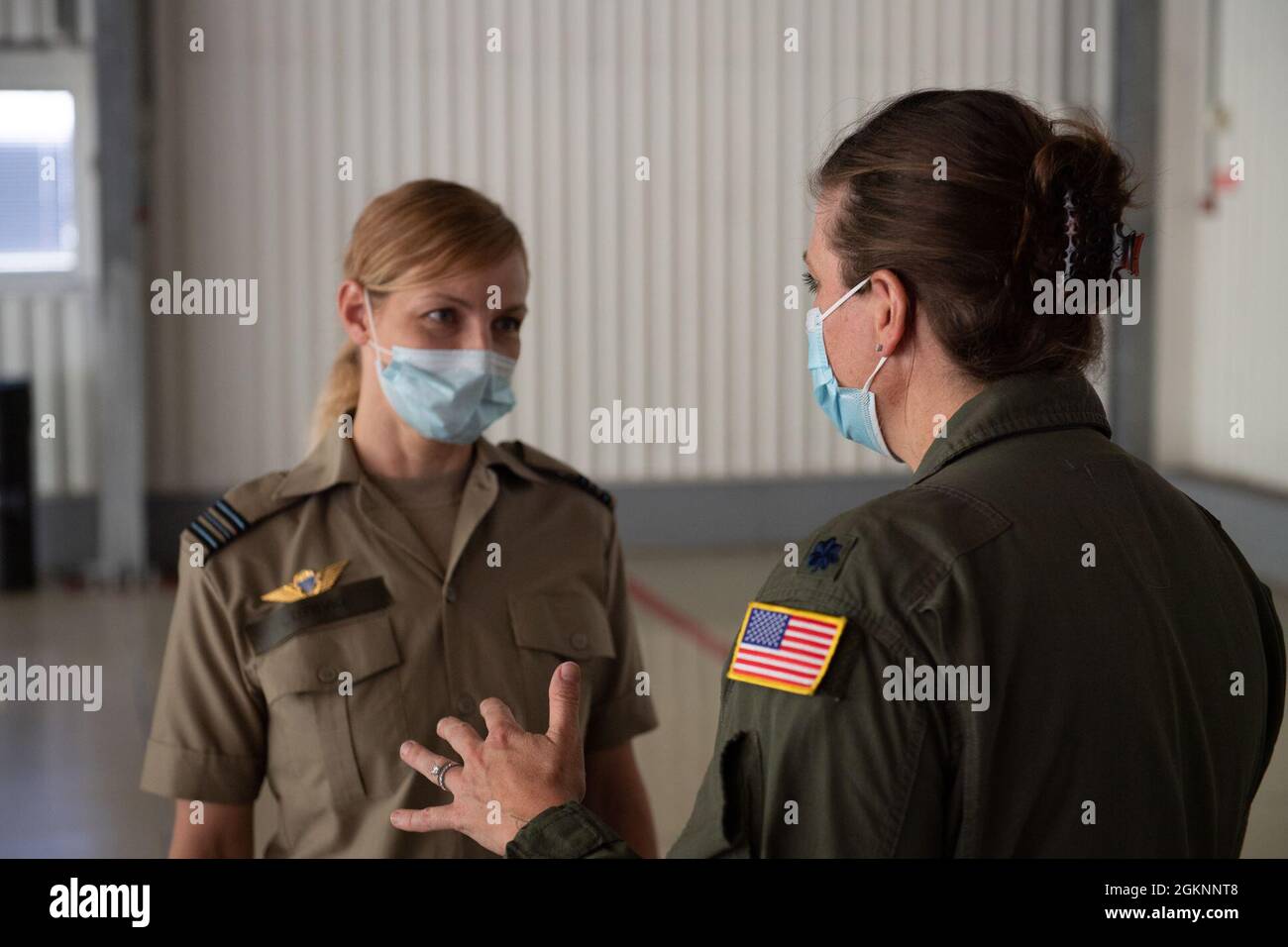 U.S. Air Force Lt. Col. Robin Cadow, Inter-European Air Forces Academy ...