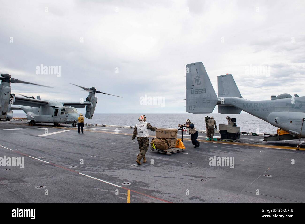 PHILIPPINE SEA ( June 7, 2021) Marines assigned to the 31st Marine ...