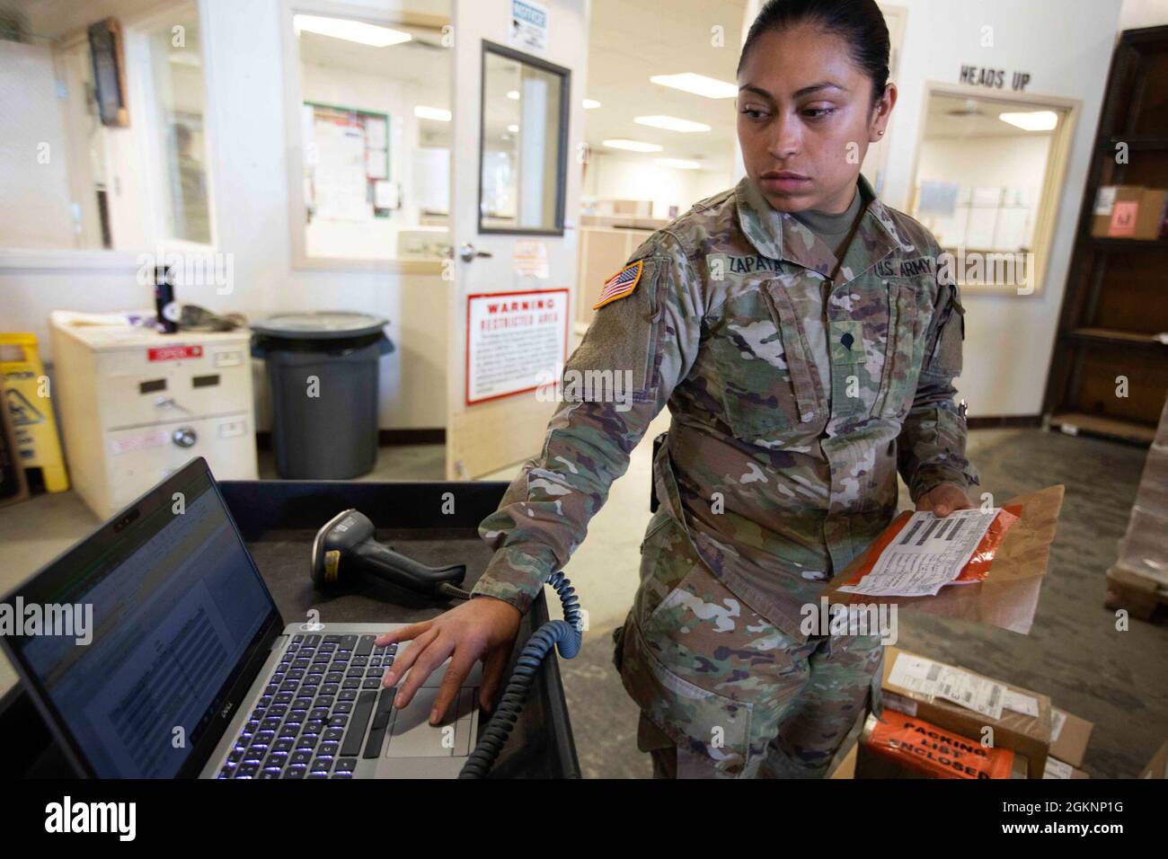 Alaska Army Guard Spc. Elvira Zapata, United States Property and Fiscal ...