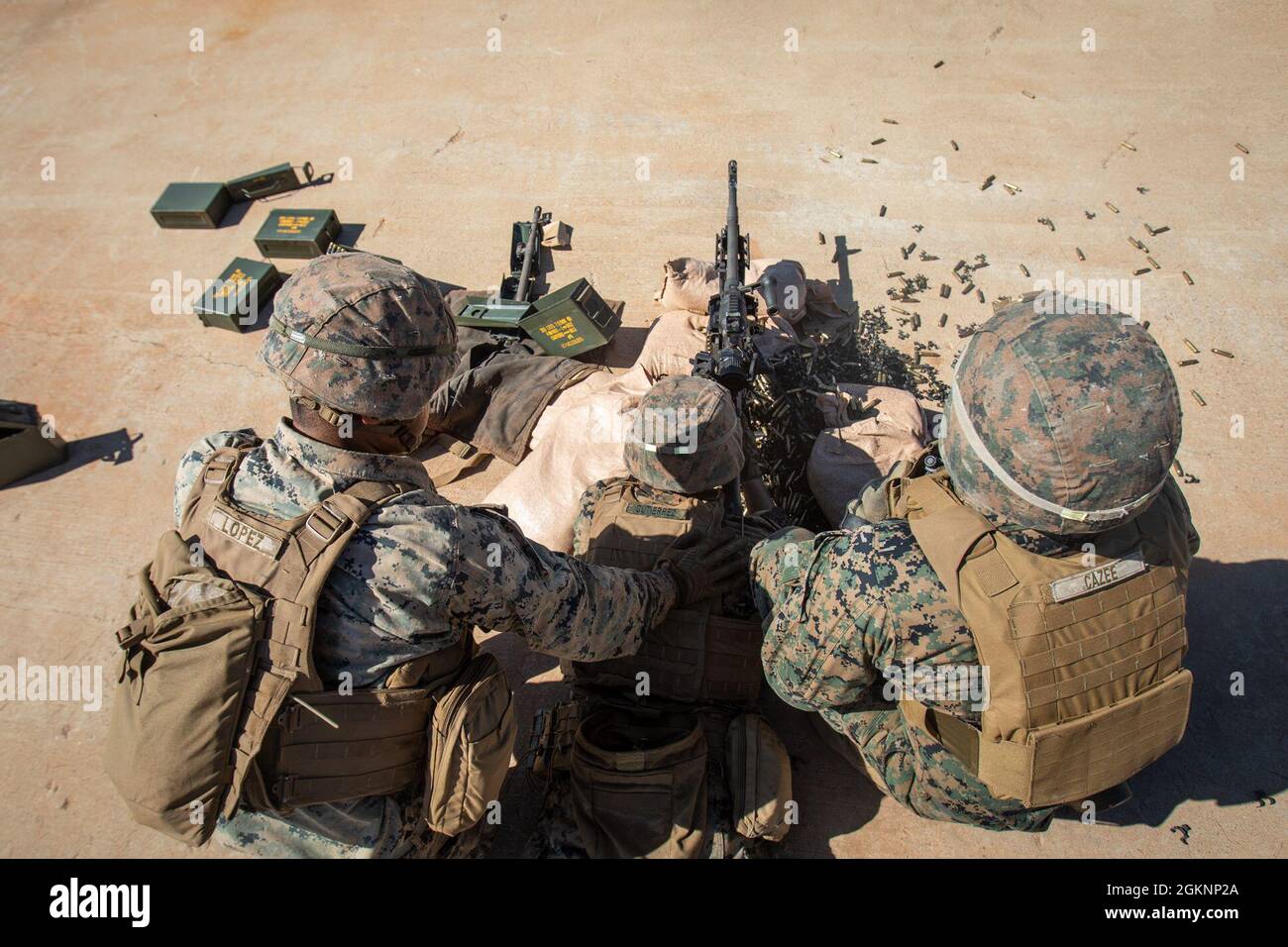 U.S. Marines with Combat Logistics Battalion 7 and 1st Battalion, 7th ...