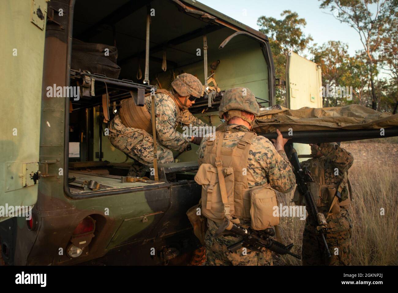 U.S. Marines with Combat Logistics Battalion 7, Marine Rotational Force ...