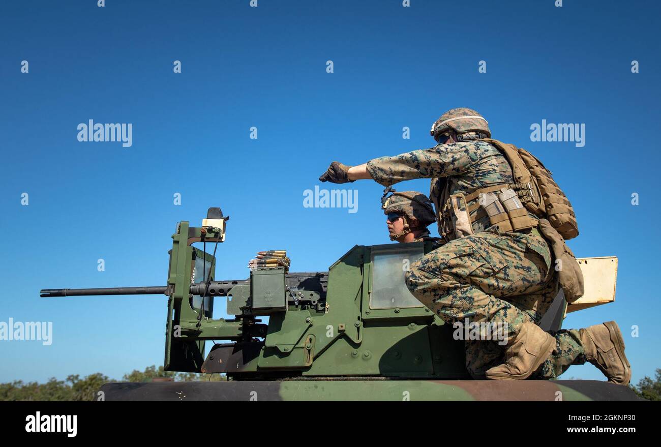 A U.S. Marine with Combat Logistics Battalion 7, Marine Rotational ...
