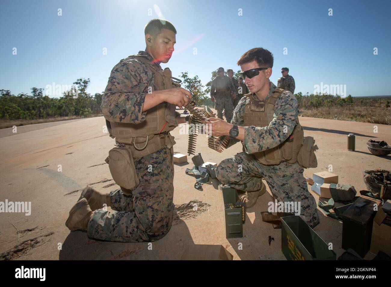 U.S. Marines with Combat Logistics Battalion 7, Marine Rotational Force ...