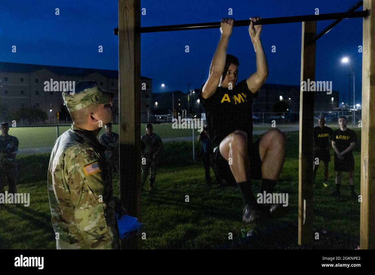 U.S. Army Spc. Justin Earnhart, assigned to U.S. Army South, performs a ...