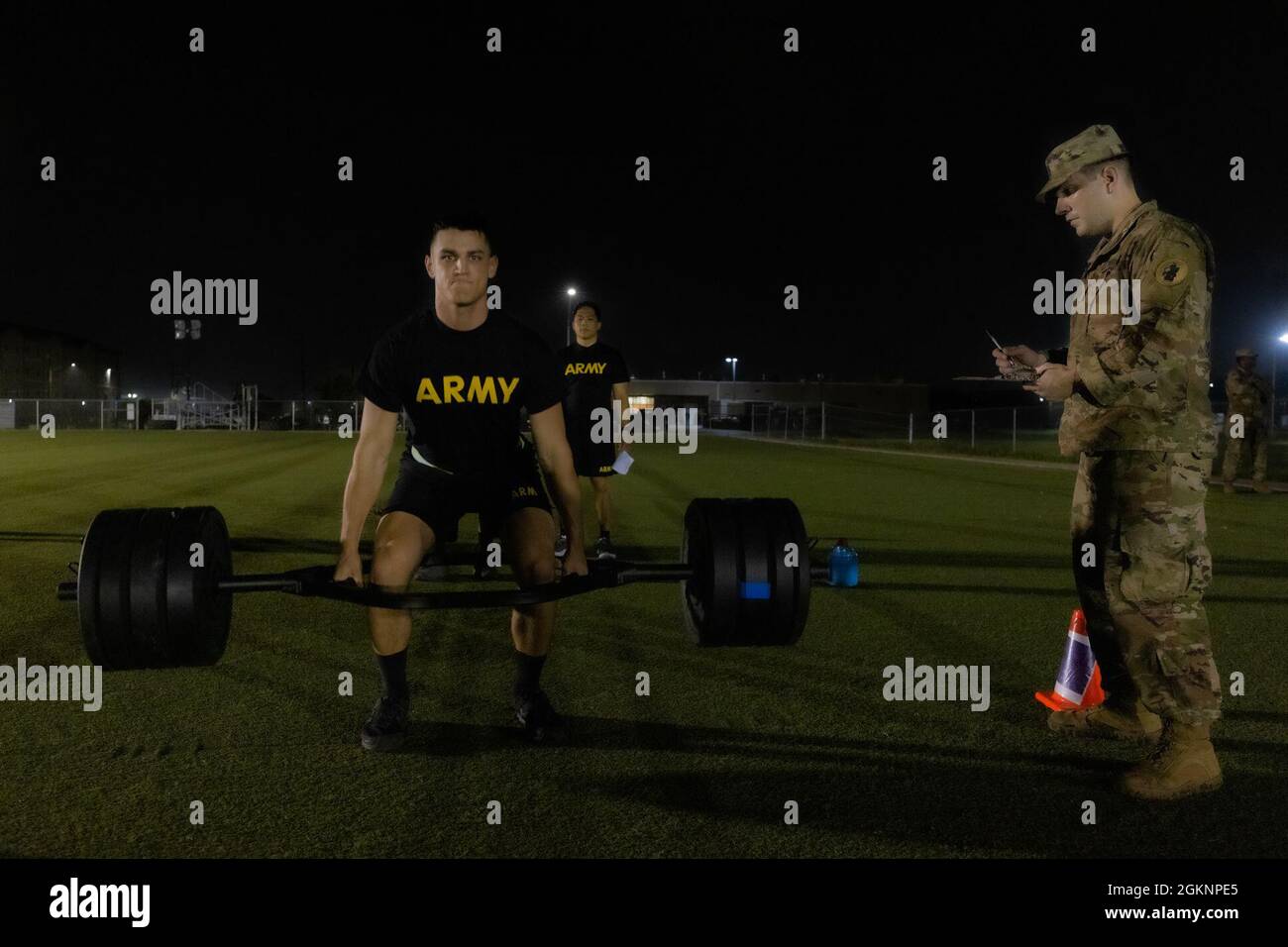 U.S. Army Spc. Justin Earnhart, assigned to U.S. Army South, performs ...