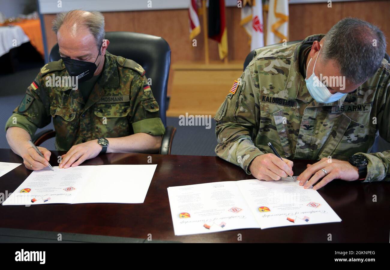 U.S. Army Col. Michael R. Kaloostian, 2d Theater Signal Brigade ...