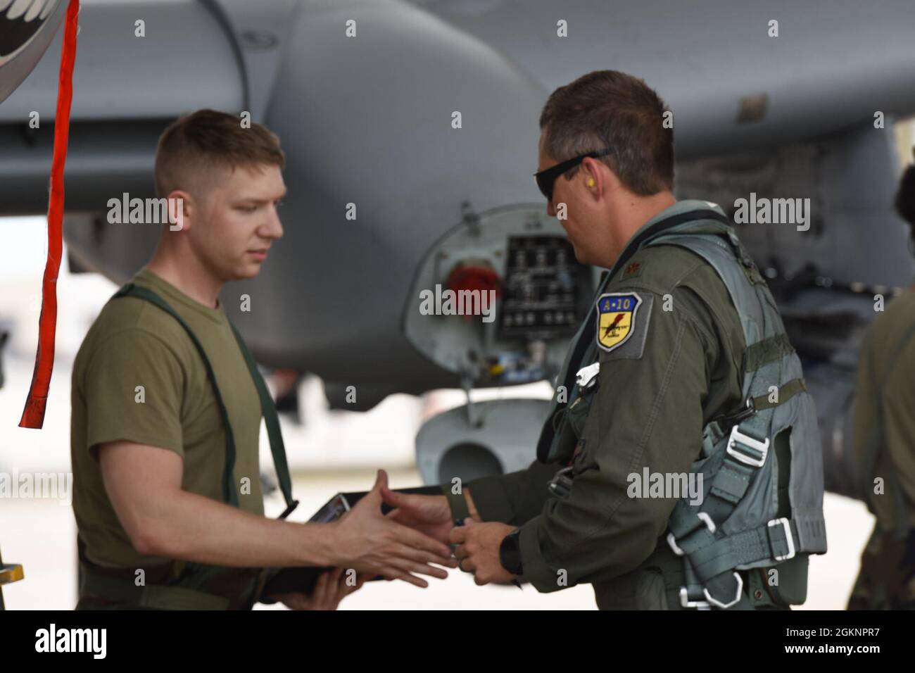 An A-10 Thunderbolt II with the 442d Fighter Wing lands at Whiteman Air ...
