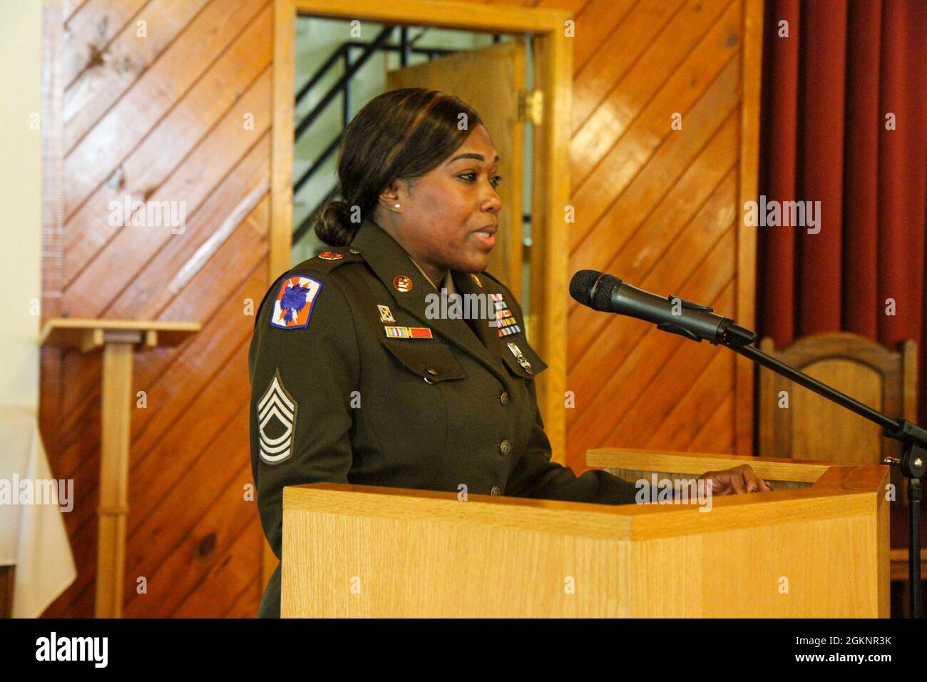 Master Sgt. Candice Coleman, internal control noncommissioned officer ...
