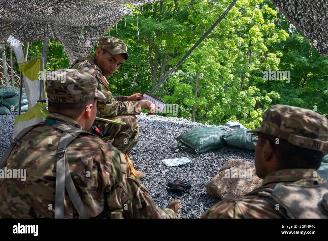 United States Military Academy Cadets conduct Call For Fire Training ...