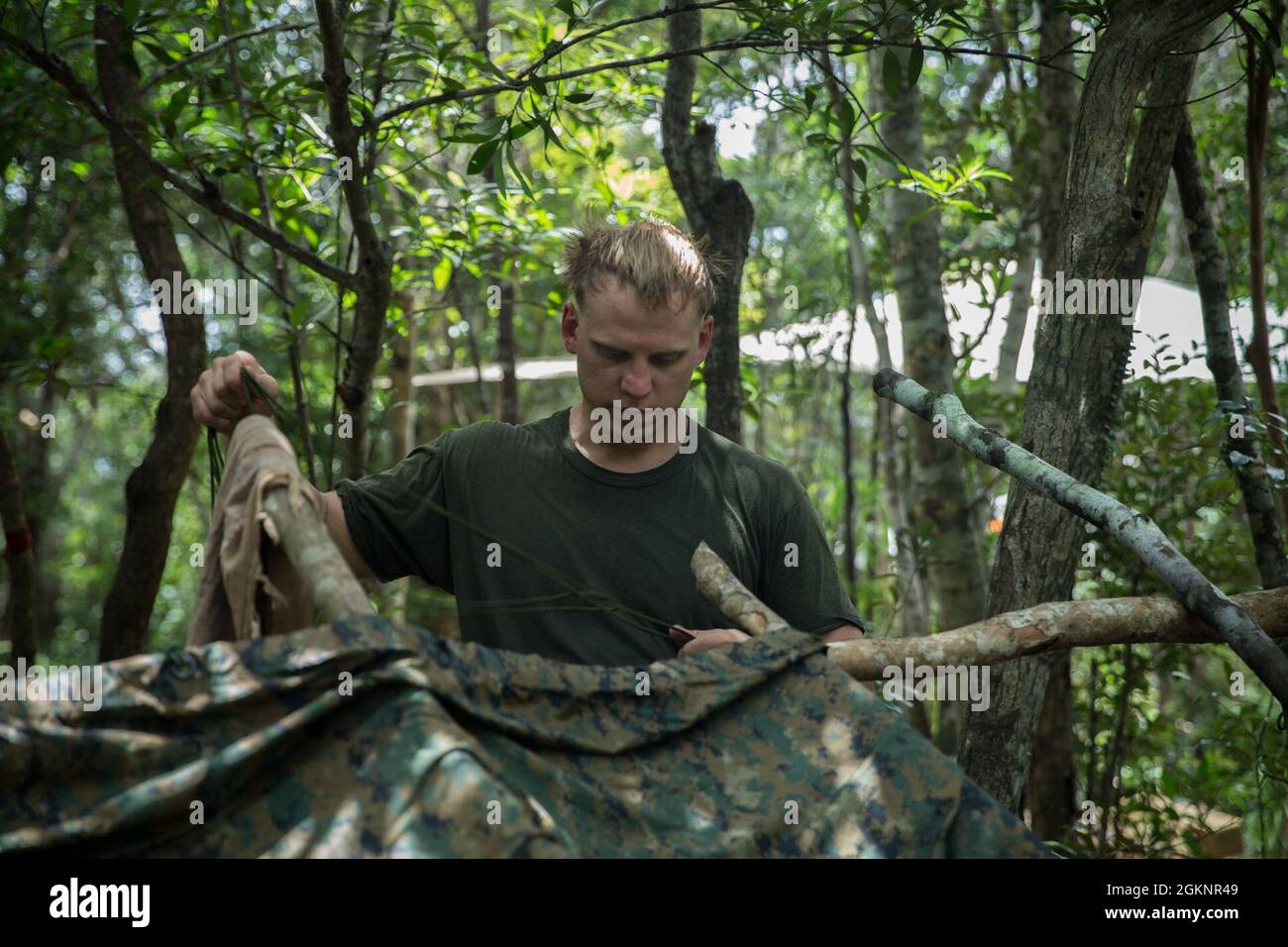 U.S. Marine Corps Sgt. Adam Koffron, an explosive ordnance disposal ...