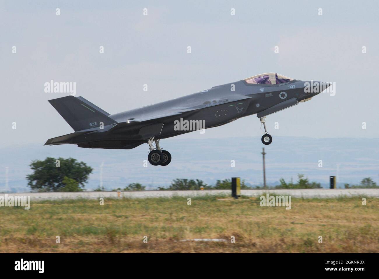 An Israeli air force F-35 Lighting II participating in Falcon Strike 21 ...