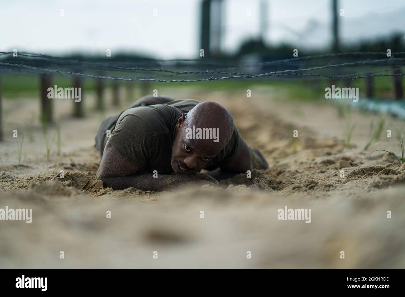 U.S. Army Staff Sgt. Corey Walton, assigned to U.S. Army North, low ...