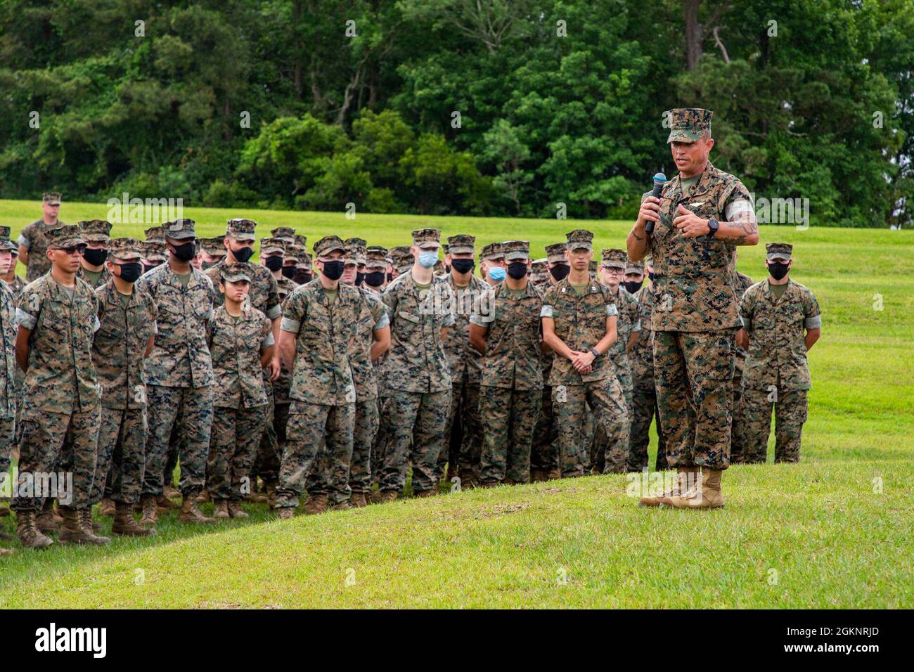U.S Marine Corps Sgt. Maj. Michael D. Martinet, sergeant major of ...