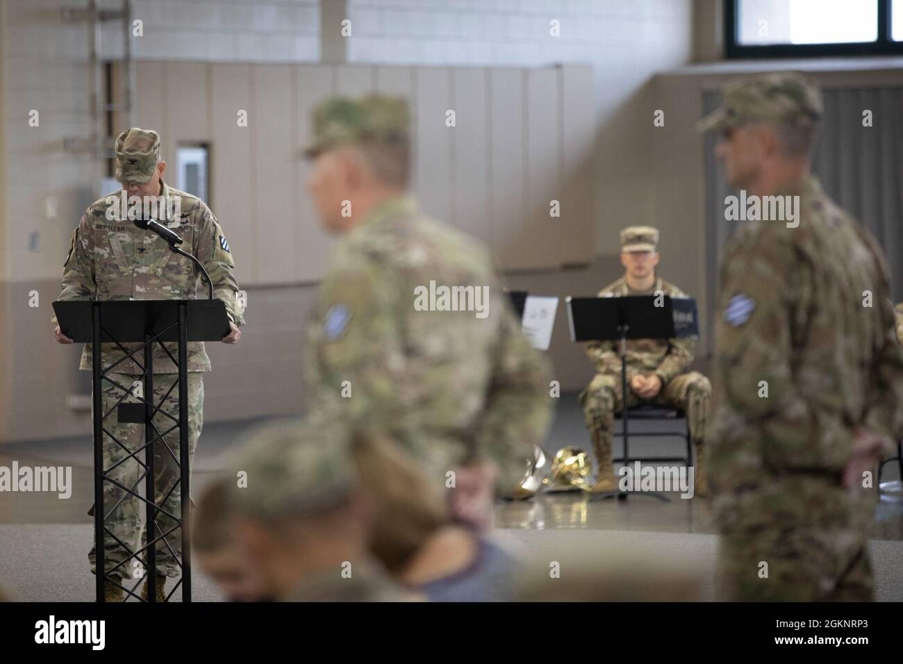 Col. Michael McFadden, the commander of the 3rd Combat Aviation Brigade ...