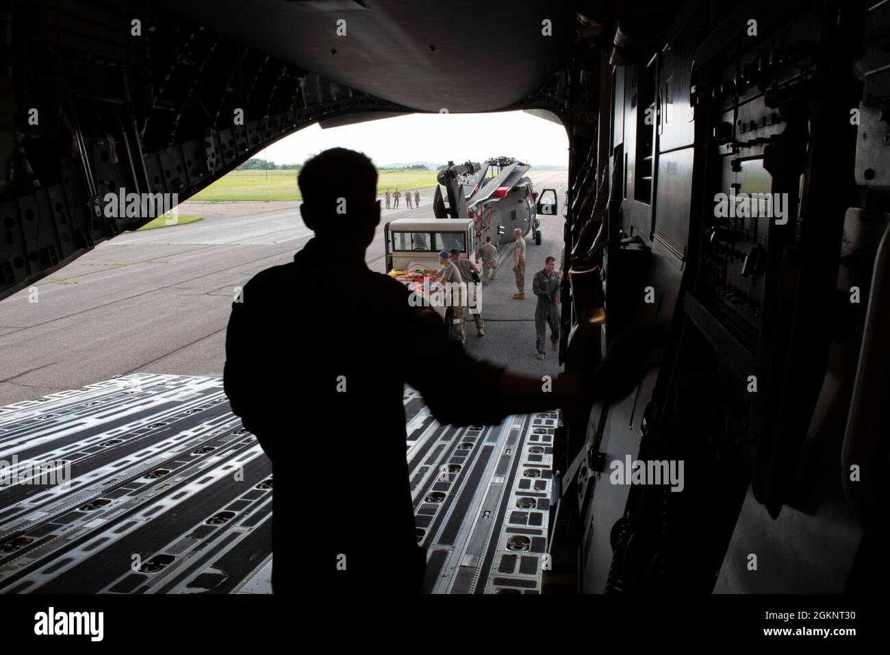 U.S. Air Force Airman 1st Class Cody Kennedy, a loadmaster with the ...