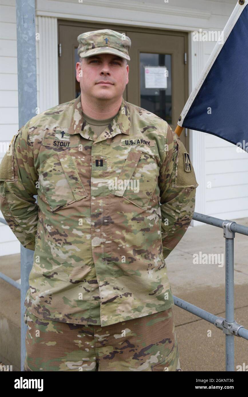Indiana National Guard Capt. Scott Stout, of Camby and the chaplain for ...