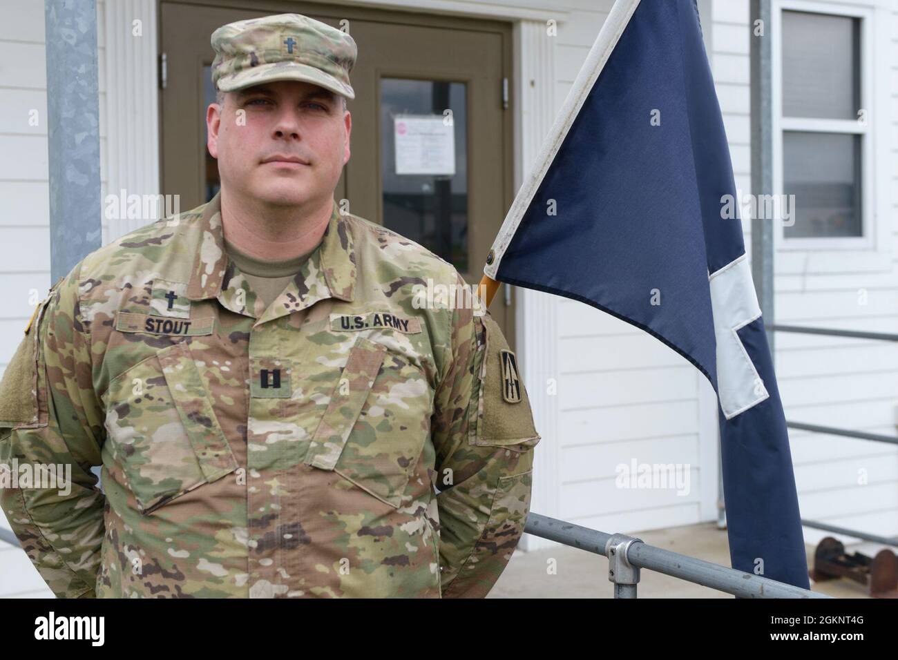 Indiana National Guard Capt. Scott Stout, of Camby and the chaplain for ...