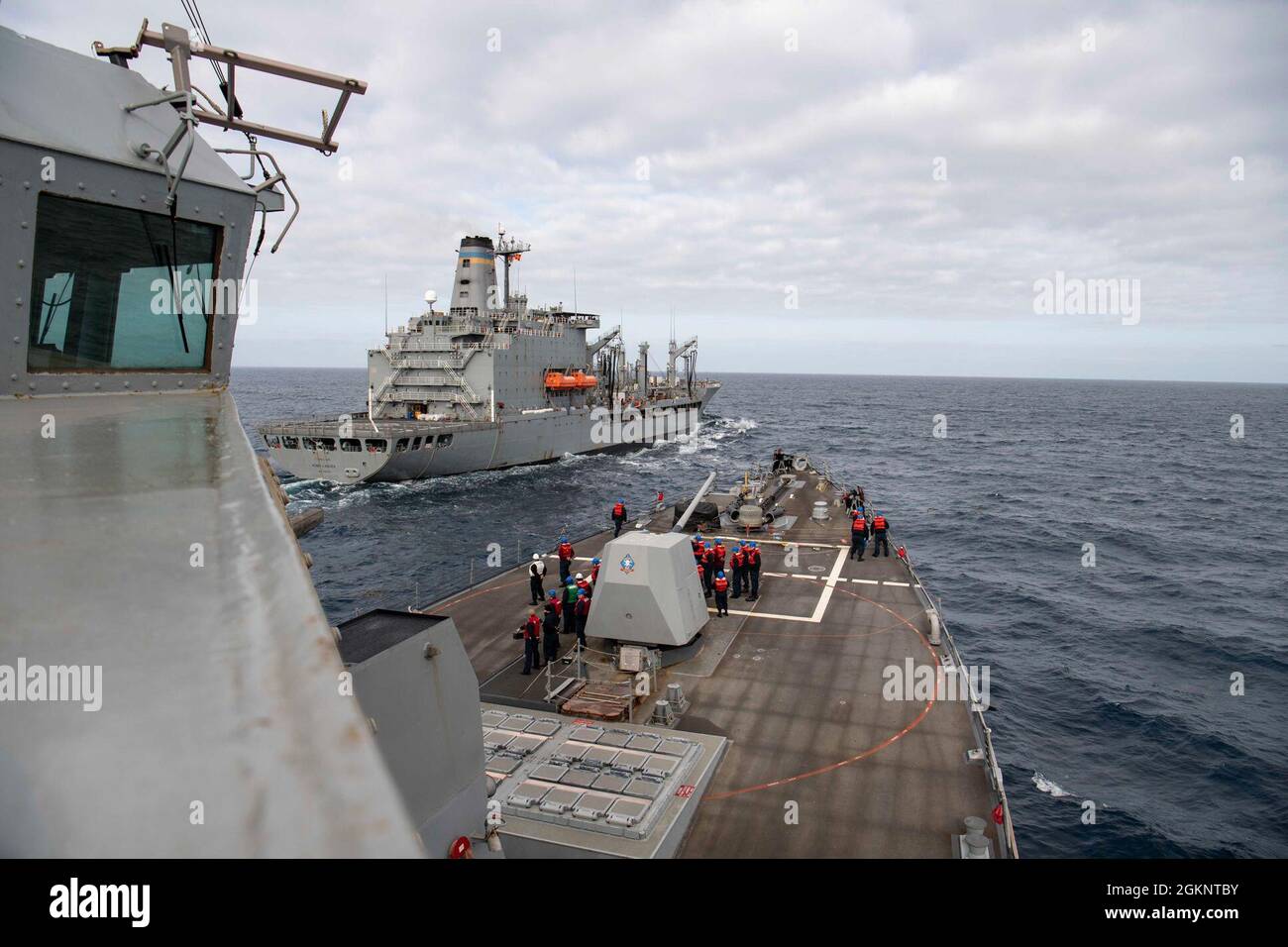 210608-N-CZ893-1059 EASTERN PACIFIC (Jun. 8, 2021) The Arleigh Burke ...