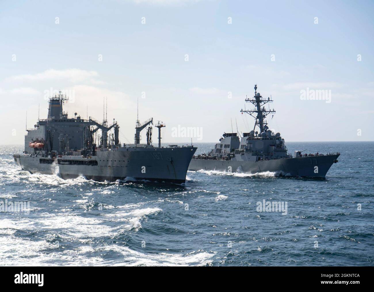 210608-N-CZ893-1216 EASTERN PACIFIC (Jun. 8, 2021) The Arleigh Burke ...