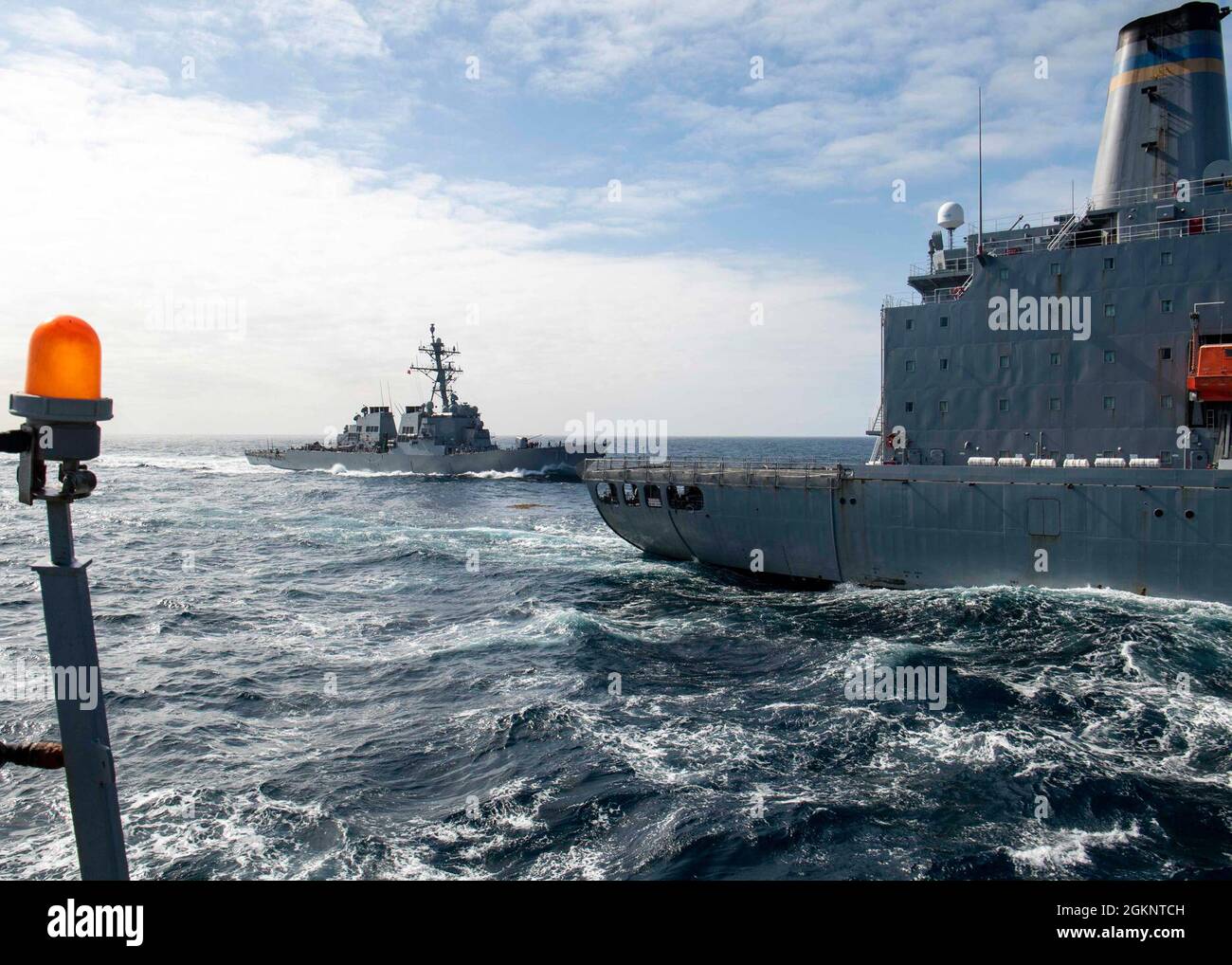 210608-N-CZ893-1184 EASTERN PACIFIC (Jun. 8, 2021) The Arleigh Burke ...