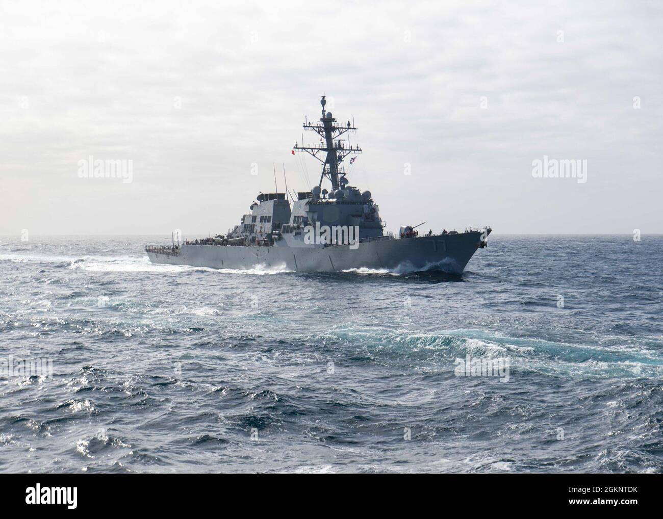 210608-N-CZ893-1173 EASTERN PACIFIC (Jun. 8, 2021) The Arleigh Burke ...