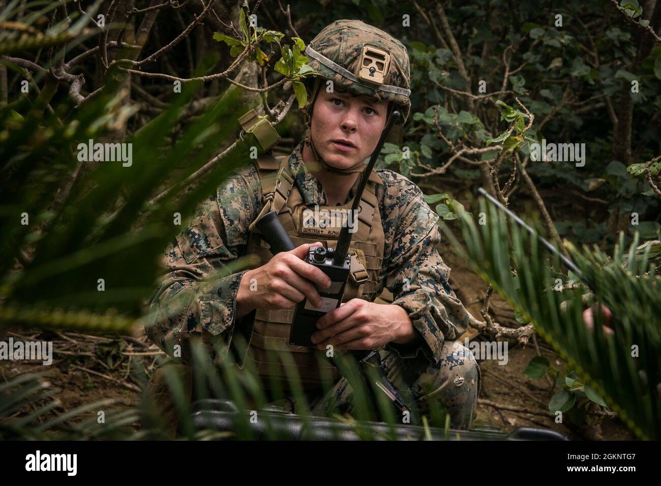 U.S. Marine Corps Cpl. Dalton Cochran, a combat engineer with the ...