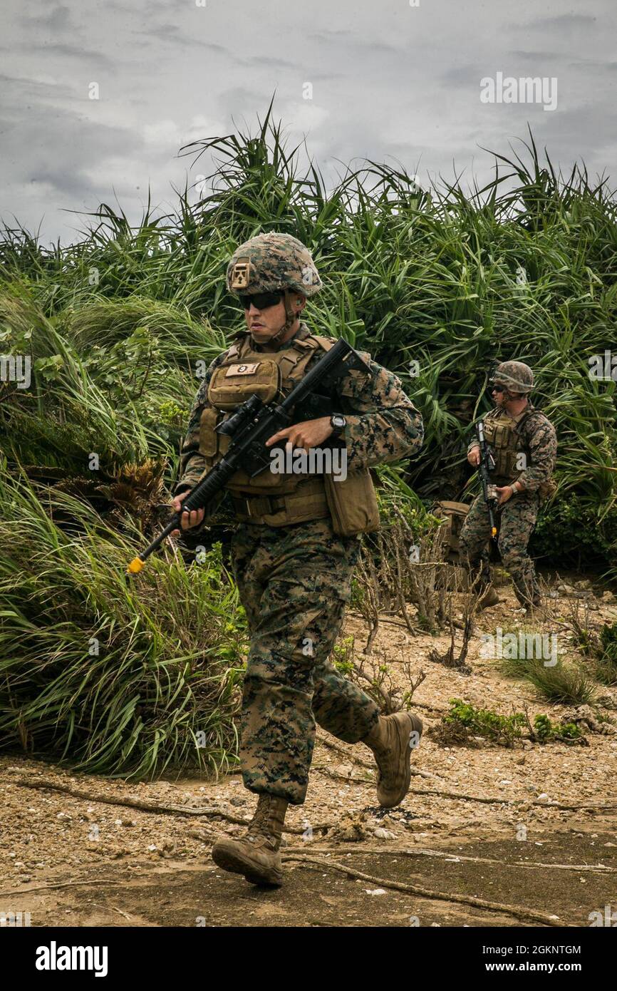 U.S. Marine Corps 1st Lt. Brandon Cavil, officer in charge of the ...