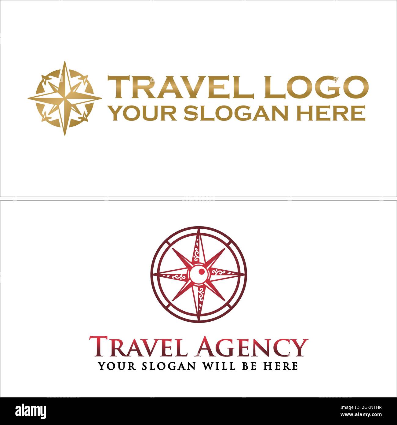 Travel hotel agency compass logo design Stock Vector Image & Art - Alamy